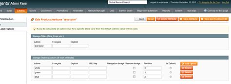 Magento Attribute Manage Options Value Add Multiple But After Save