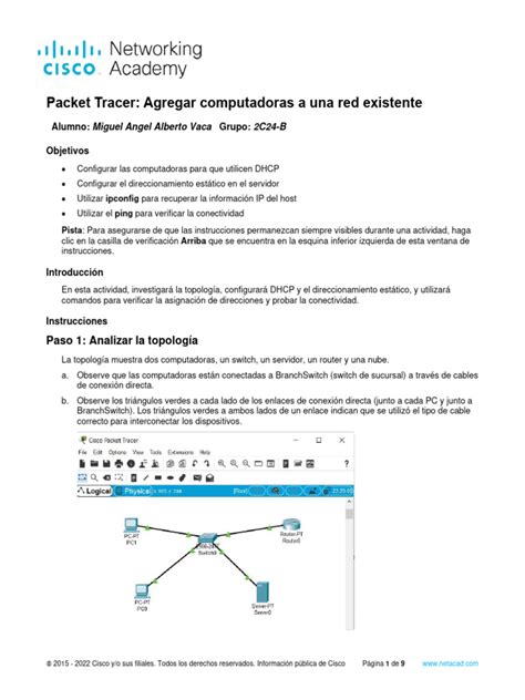 6121 packet tracer add computers to an existing network pdf