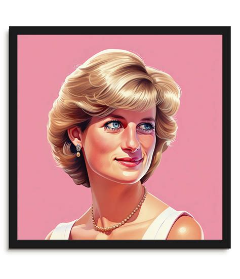 Princess Diana Famous Faces Plume