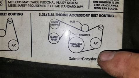 Chrysler 200 Serpentine Belt Diagram