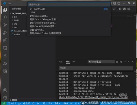 C语言 如何构建cmake项目（linuxvscode）vs Code Cmake Csdn博客