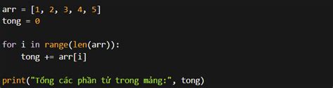 Mảng Trong Python Share4happy