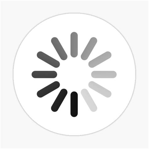 Apple Mac Loading Progress Wheel Symbol Sticker For Sale By Ideology