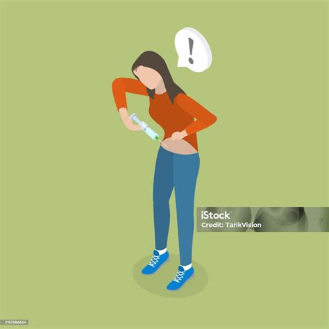 인슐린 주사의 3d 등각 투영 평면 벡터 개념 그림 당뇨병에 대한 스톡 벡터 아트 및 기타 이미지 당뇨병 등측투영법 주사기 Istock