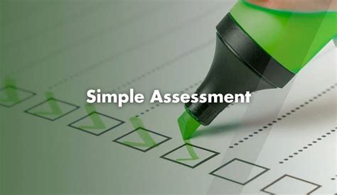 What Is Simple Assessment