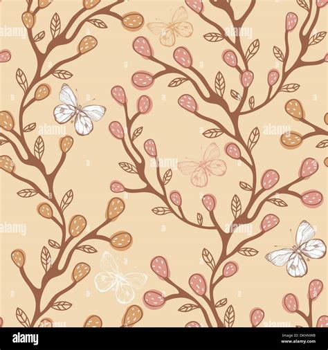 Vector Floral Seamless Pattern Stock Vector Image And Art Alamy