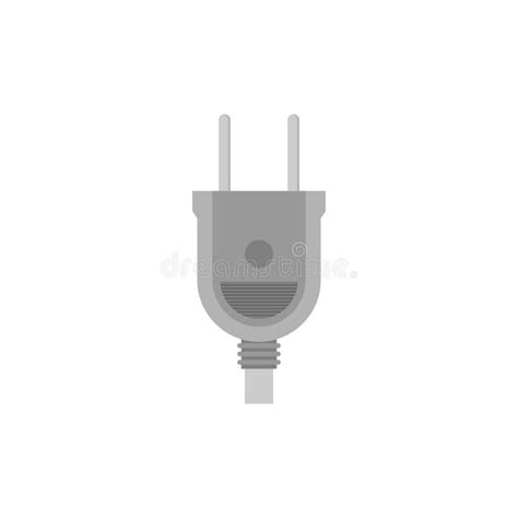 Electric Plug Flat Design Vector Illustration Wire Plug And Socket Concept Of Connection