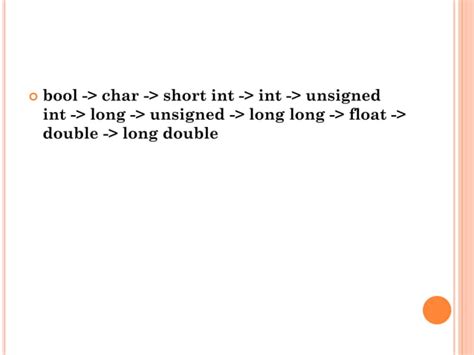Control Flow Statements And Datatypes In C PPT