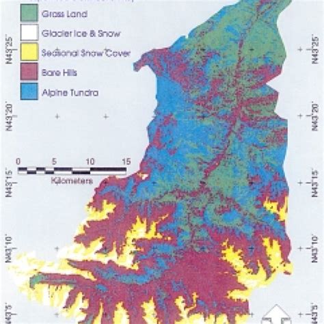 Supervised Land Cover Classification Image Map Obtained By