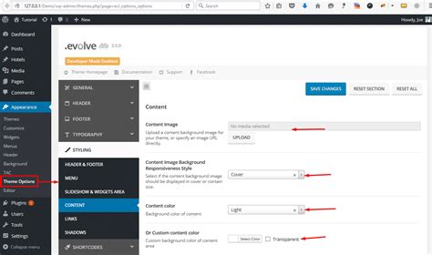how to add fixed image background in wordpress theme4press