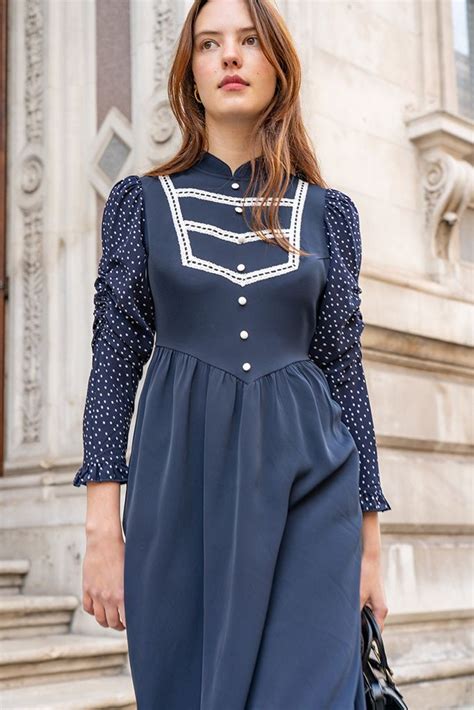 Dresses Pinafore Vintage Retro Pinafore Dress French Pinafore Dress
