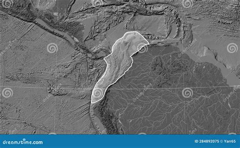 North Andes Tectonic Plate Bilevel Map Stock Illustration Illustration Of Volcanic