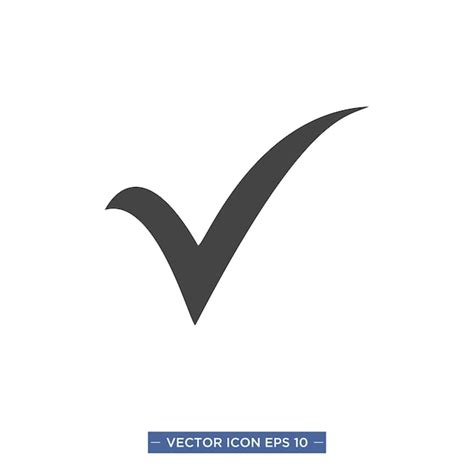 Premium Vector Check Mark Icon Vector Illustration