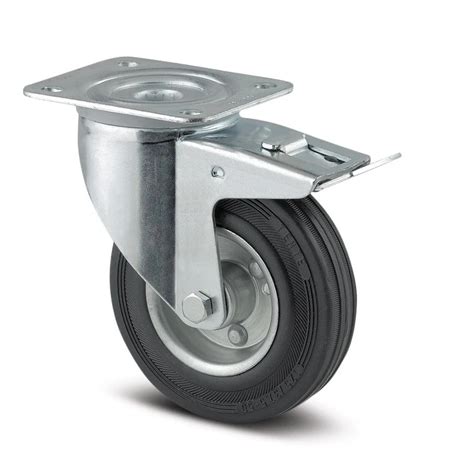 Tente Ind Castor 3i Swvl Wbrake Blades And Williams