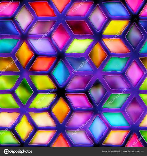 Seamless Texture Of Colorful Bright Abstraction Pattern Illustration