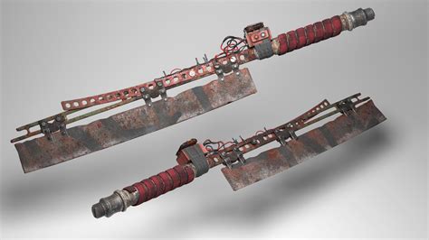 Artstation Post Apocalyptic Machete Heavy Weapon