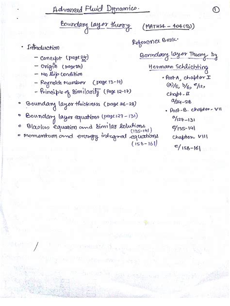 Boundary Layer Theory Pdf