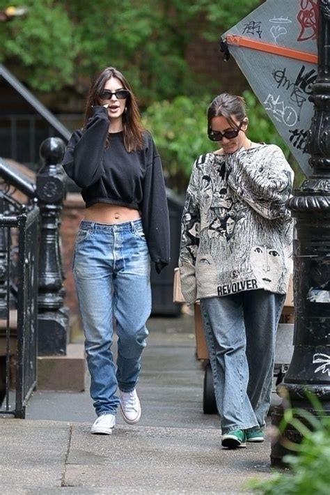 Emily Ratajkowski Out With A Friend In New York 05152024 Hawtcelebs
