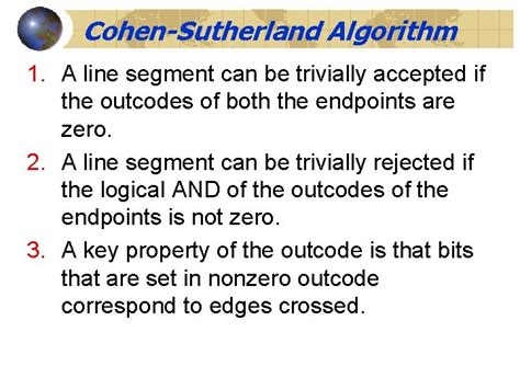computer graphics clipping cohen sutherland algorithm line cyrusback