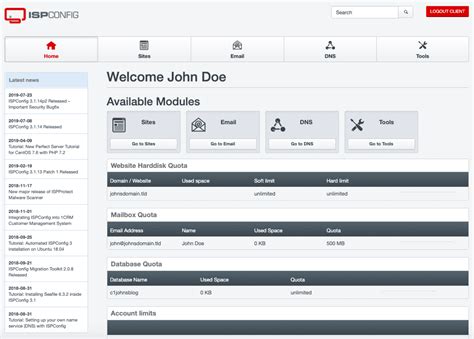 Top 10 Free Open Source Web Hosting Control Panels