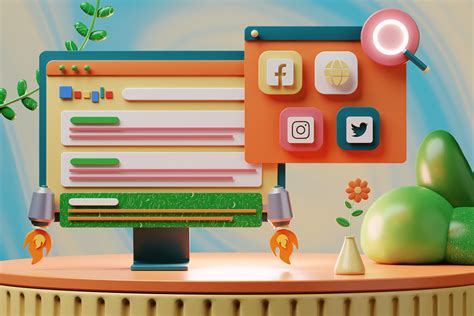 Vibrant 3d Ui Illustrations Free Design Resources