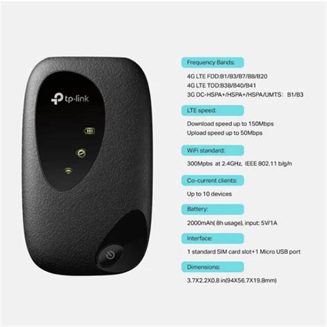 TPLink M7000 New 4G LTE Mobile Wi Fi CTECH