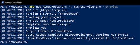 adding new module to microservice template solution not working 1193