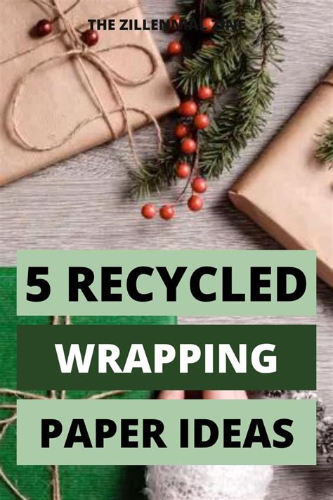 Reduce Reuse Recycle With These Sustainable Wrapping Paper Ideas Artofit