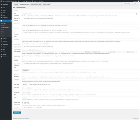 Conditional Woo Checkout Field Pro Amplify Plugins