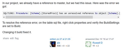 Ssdt How To Fix Error Sql17502
