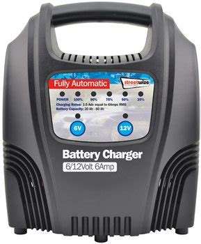 Streetwize 6 And 12v 6 Amp Fully Led Automatic Battery Charger