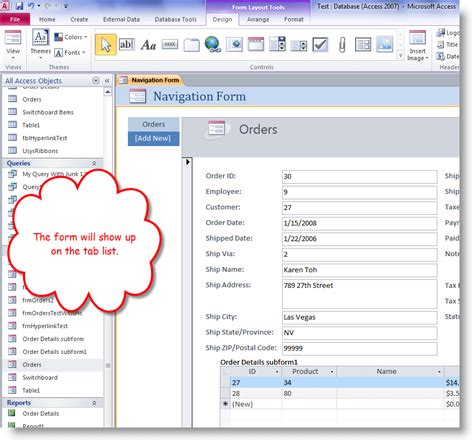 How To Create A Navigation Form BTAB Development