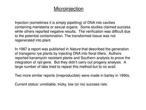 Ppt Plant Transformation Based On Direct Dna Delivery Polyethylene Glycol Peg Mediated