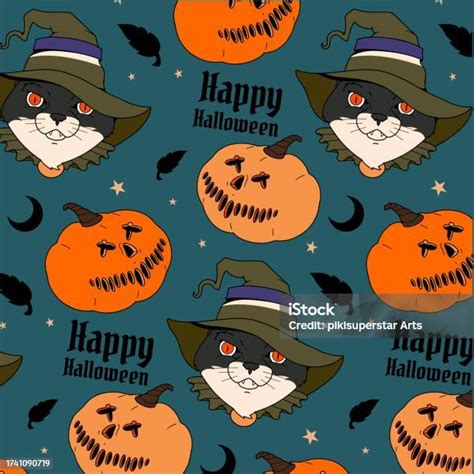 손으로 그린 패턴 할로윈 시즌 디자인 벡터 일러스트레이션 가을에 대한 스톡 벡터 아트 및 기타 이미지 가을 거미 거미줄