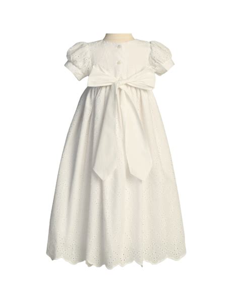 Lisette Christening Gown Bows And Babes