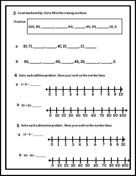 Bridges In Mathematics Unit 4 Assessment Practice 1st Grade Tpt