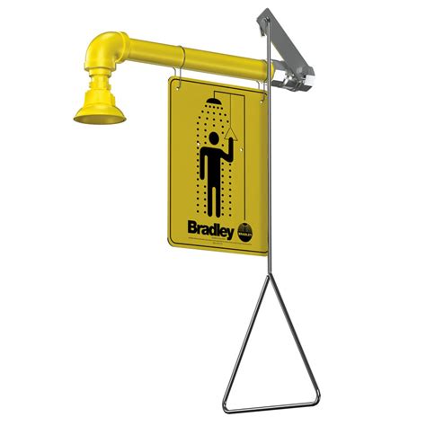 Horizontal Drench Shower Safety Fixture Better Cleaning Supplies