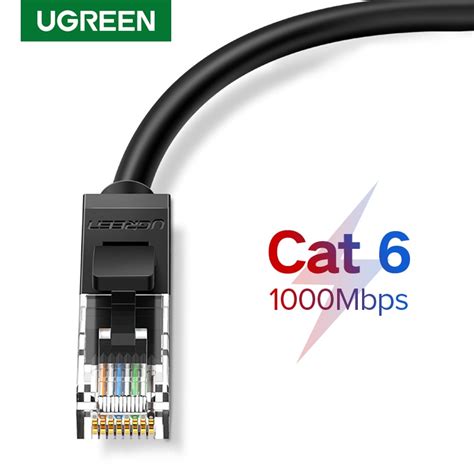 Ugreen Ethernet Cable 1000mbps Cat 6 Network Lan Cord Utp Gigabit Networking Wire For Laptop