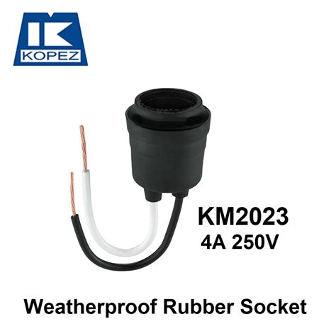 Kopez KM Weatherproof Rubber Socket E KM KM E Rubber Waterproof Socket E