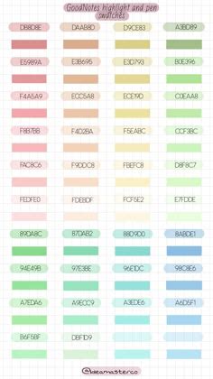 DTI HEX CODES Ideas Hex Color Palette Color Coding Hex Colors