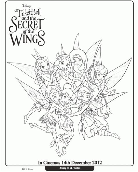 Tinkerbell Cast Coloring Pages 2025 Tinkerbell Cast Coloring Pages 2025