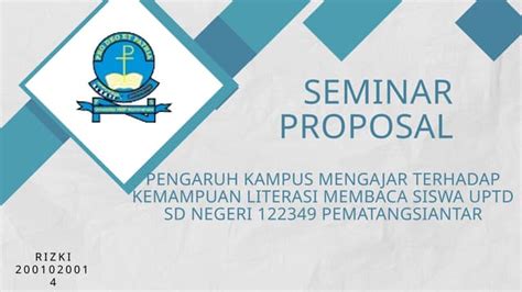 Ppt Sempro Seminar Proposal Penelitian Riski Pptx