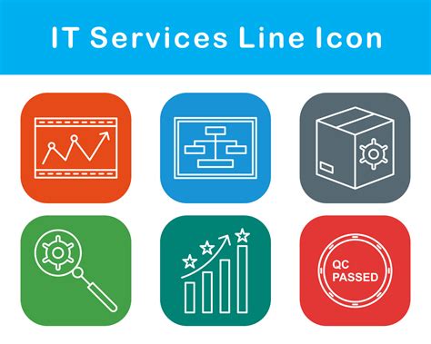 It Services Vector Icon Set 20655222 Vector Art At Vecteezy