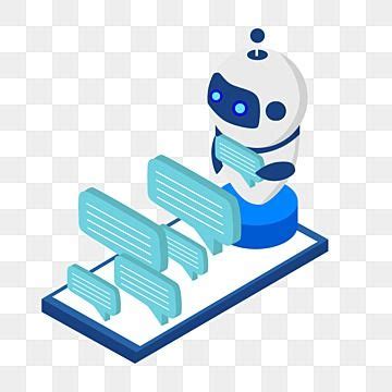 Friend Conversation Clipart Hd PNG, Robot Smart Friend Cell Phone ...
