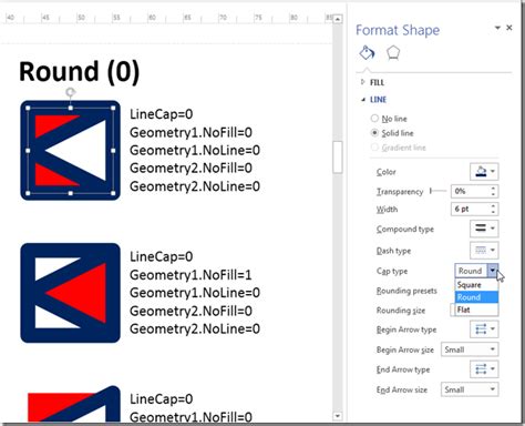 Improvements To Line Caps In Visio BVisual
