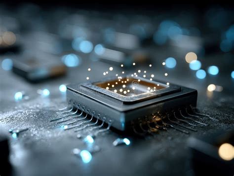 Image Illustrates High Performance Computing Or Advanced Technology