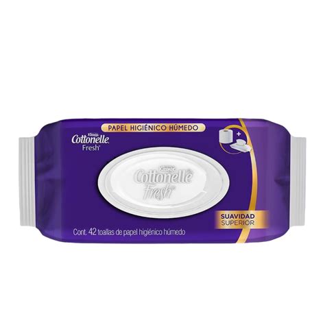 Papel Higienico Humedo Kleenex Cottonelle Fresh Caloe Y Vitamina E 42