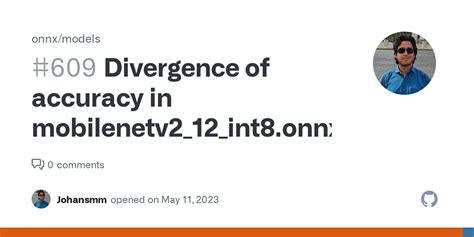 Divergence Of Accuracy In Mobilenetv212int8onnx · Issue 609 · Onnx