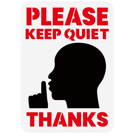 Keep Quiet Sign Keep Silence Symbol Sign Vector Illustration Isolate