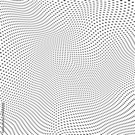 Abstract Disappearing Background Perforation Distorted Dotted